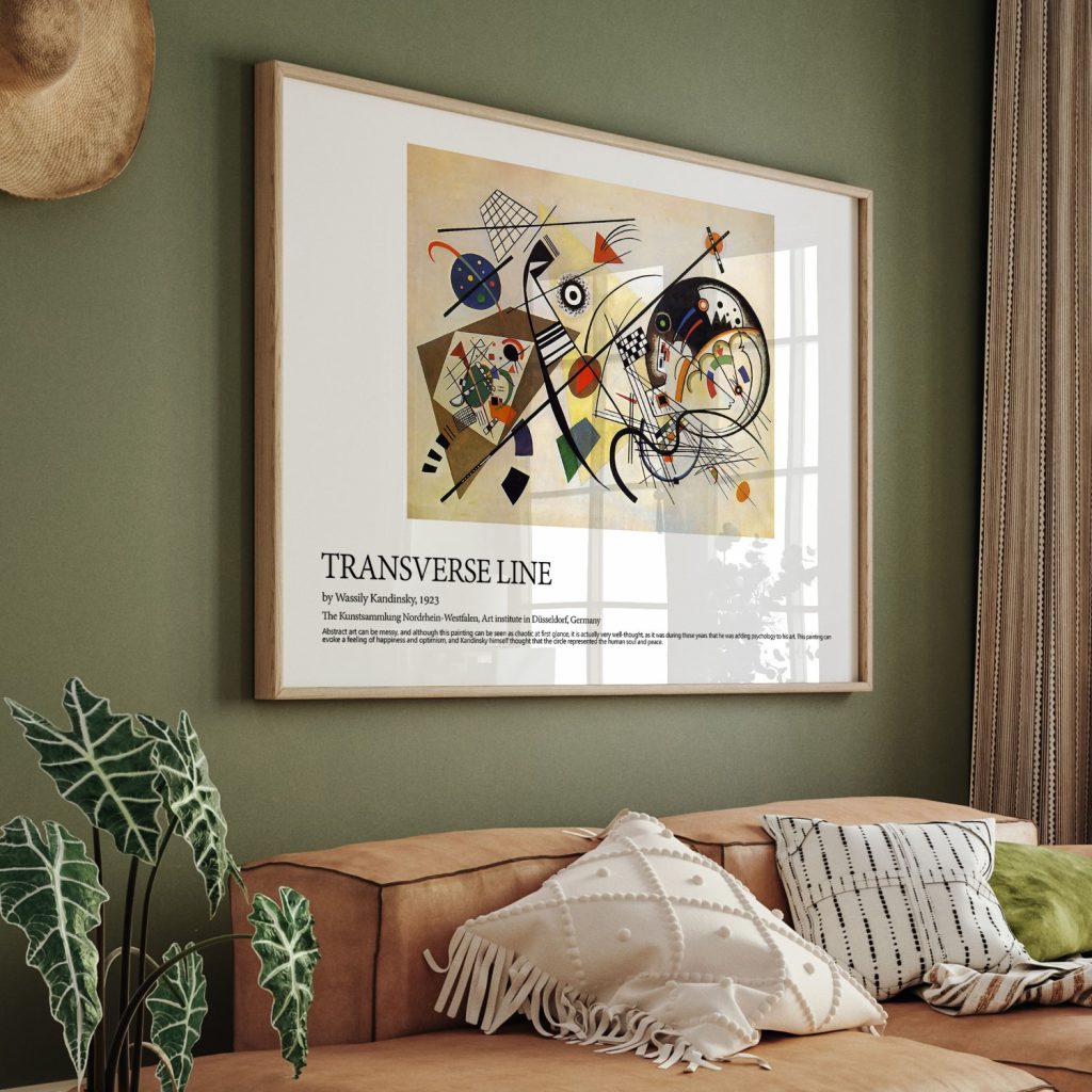 Transverse line by Wassily Kandinsky (1923) - BestOfBharat