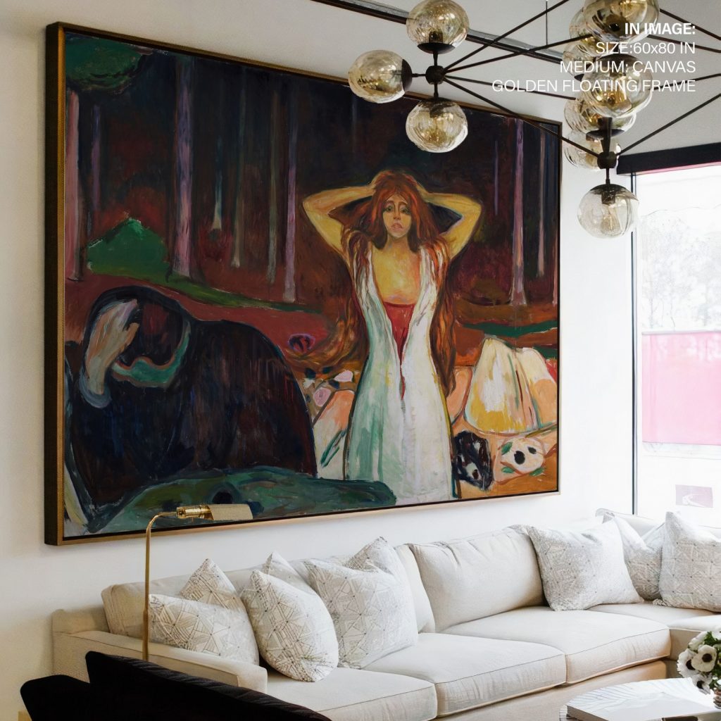 Ashes by Edvard Munch - Wall Art - 10+ Sizes, 50+ Frames, Museum ...