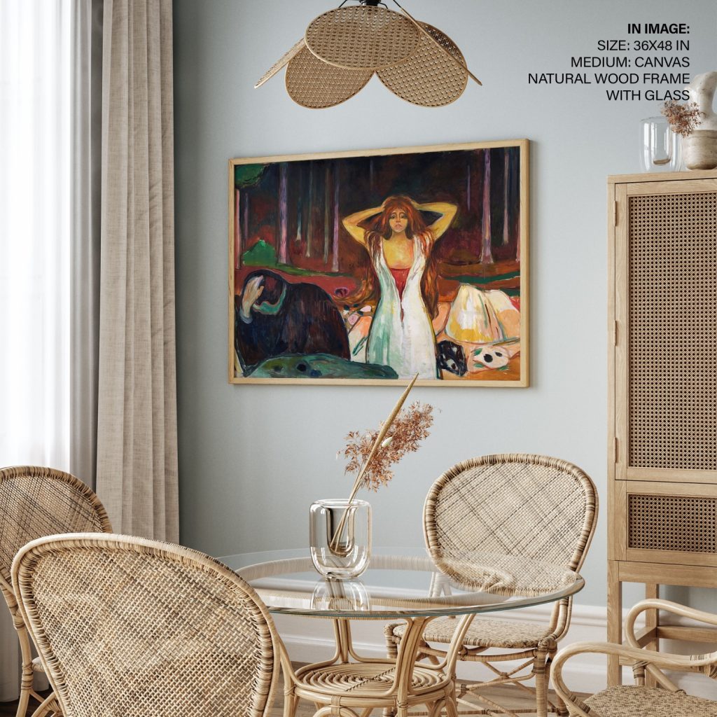 Ashes by Edvard Munch - Wall Art - 10+ Sizes, 50+ Frames, Museum ...