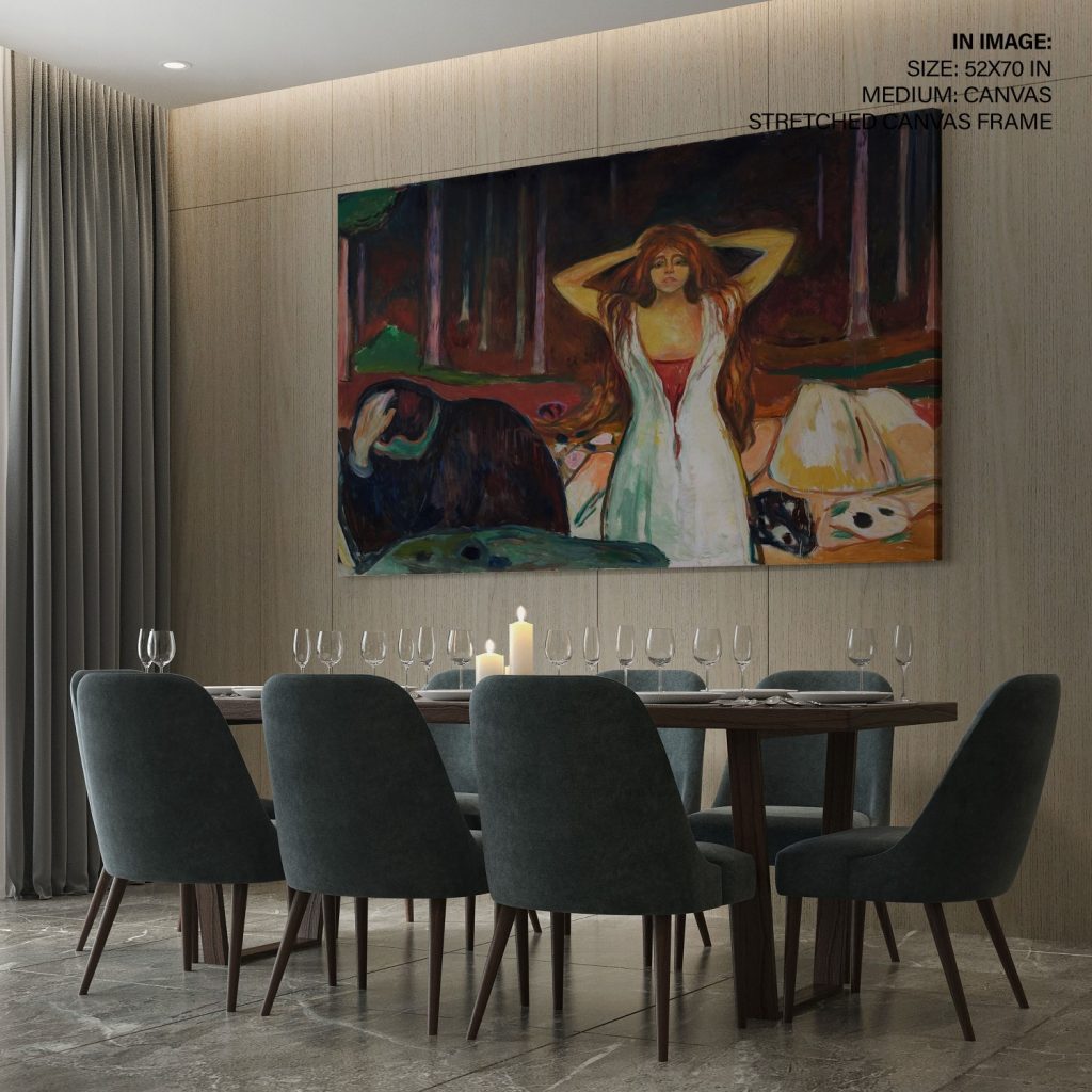 Ashes by Edvard Munch - Wall Art - 10+ Sizes, 50+ Frames, Museum ...