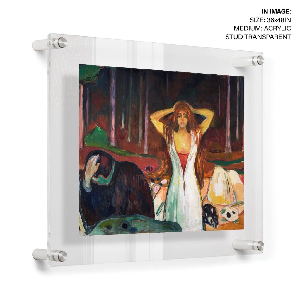 Ashes by Edvard Munch - Wall Art - 10+ Sizes, 50+ Frames, Museum ...