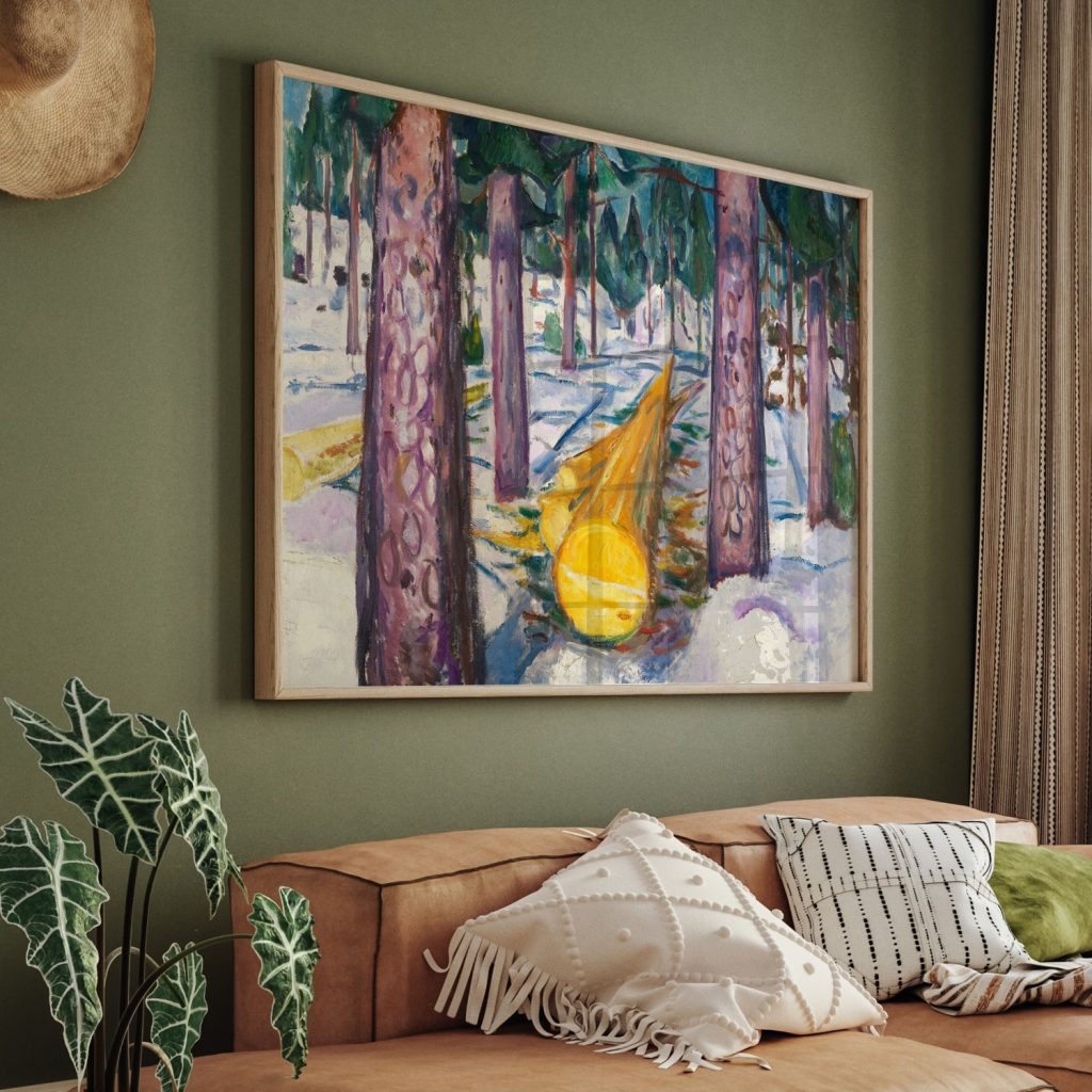 The Yellow Log by Edvard Munch (1912) - BestOfBharat