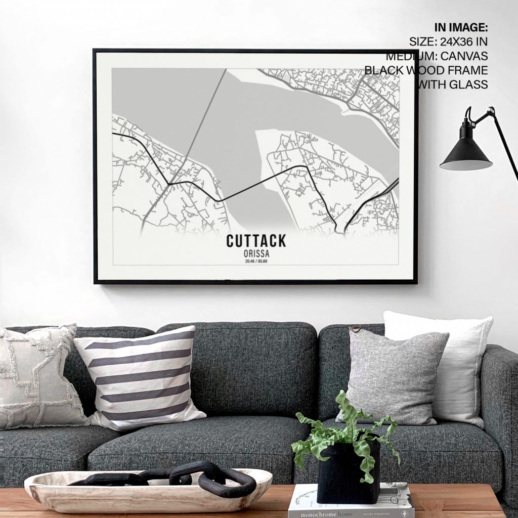 Cuttack gradient map - Wall Art, Hanging Wall Decor, Home Decor ...
