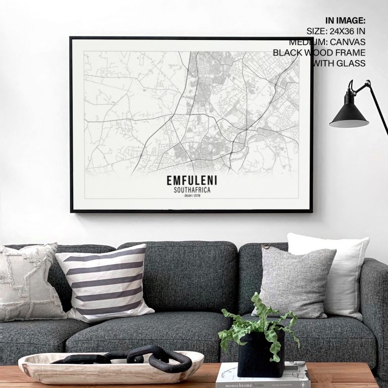 Emfuleni gradient map - Wall Art, Hanging Wall Decor, Home Decor ...