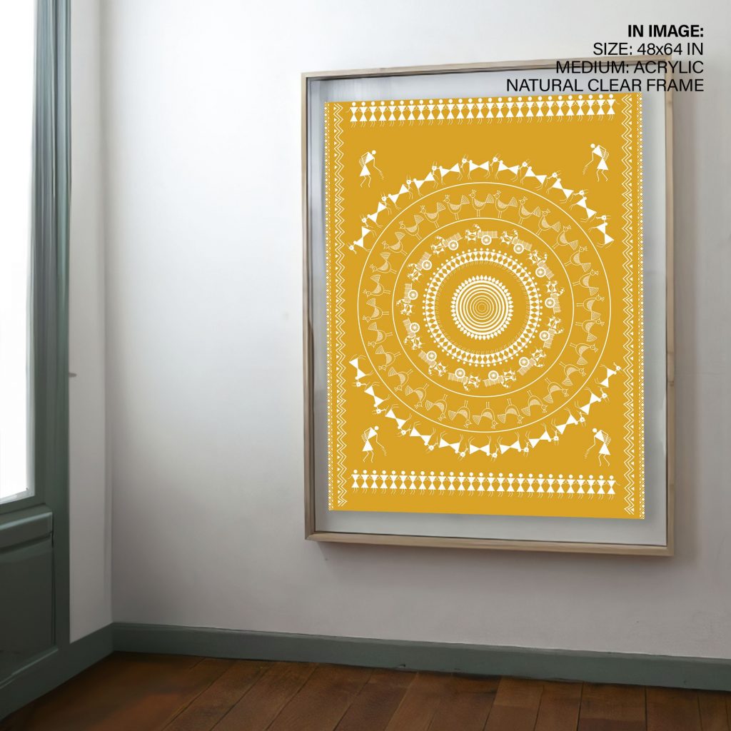 Framing warli mandala - BestOfBharat