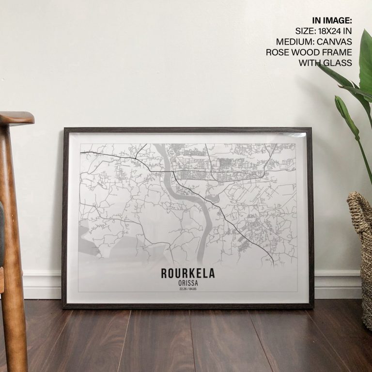 Rourkela gradient map - Wall Art, Hanging Wall Decor, Home Decor ...