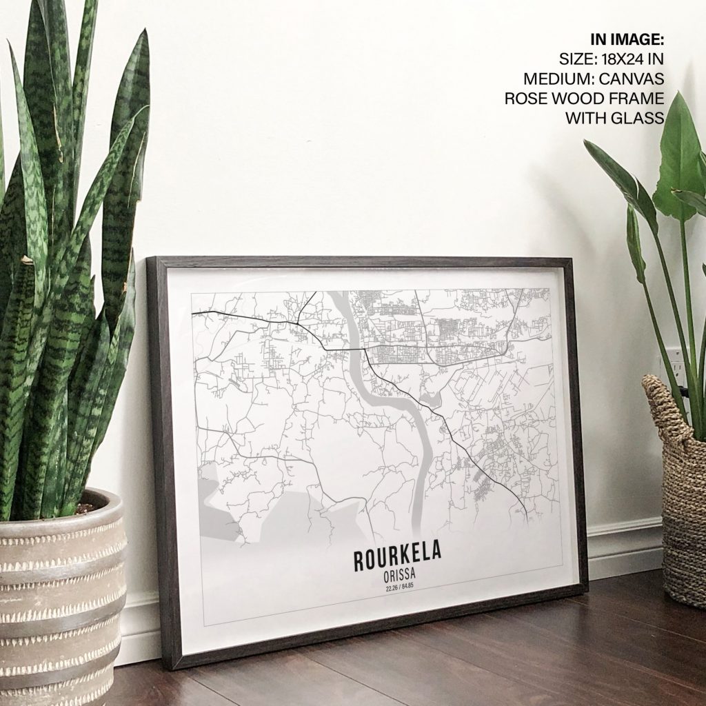 Rourkela gradient map - Wall Art, Hanging Wall Decor, Home Decor ...