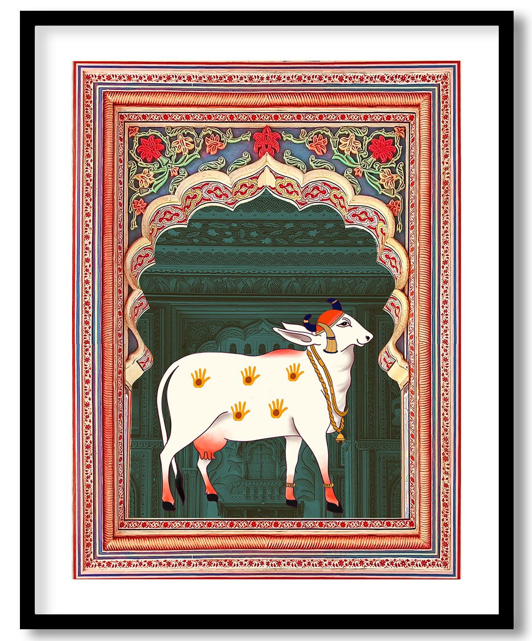 Traditional pichwai krishna cow - BestOfBharat