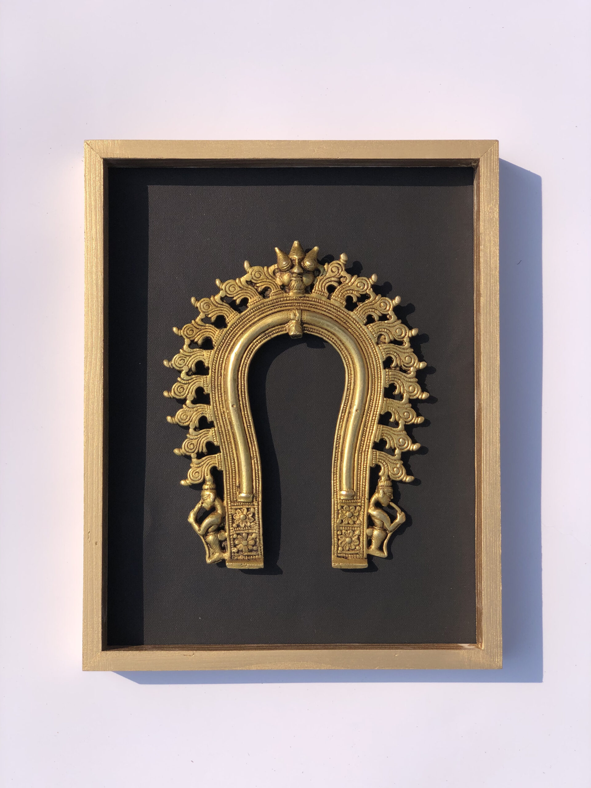 Modern Sculpture | Bhunes Bronze Panchaloha Prabhavali Frame Arch Wall ...