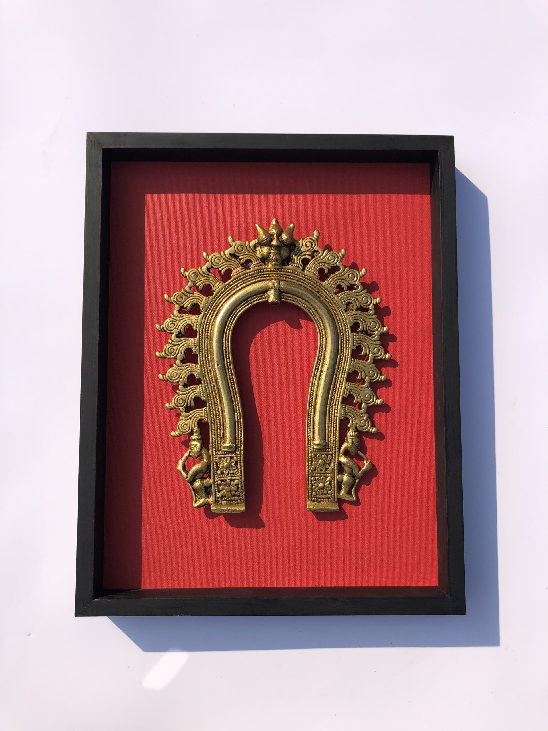 Bhunes Bronze Panchaloha Prabhavali Frame Arch Wall Hanging Prabhawal ...