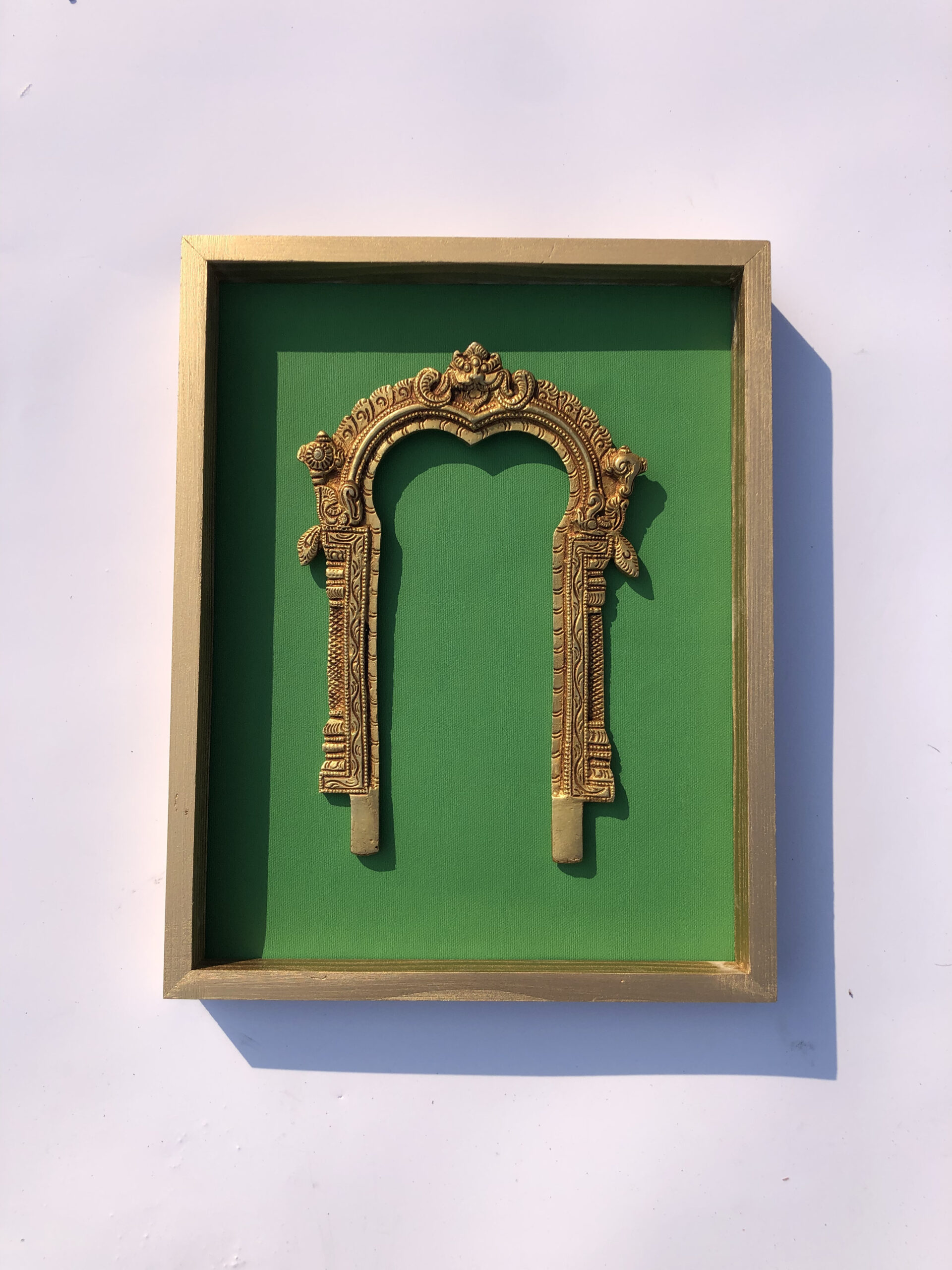 Modern Sculpture | Divine Bronze Hand-Carved Arch Wall Hanging for ...