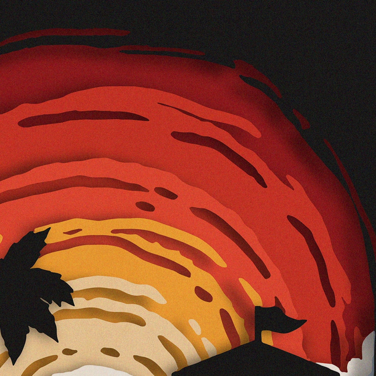 Sunset Beach Shadow Box - DIY 3D Craft Project - BestOfBharat