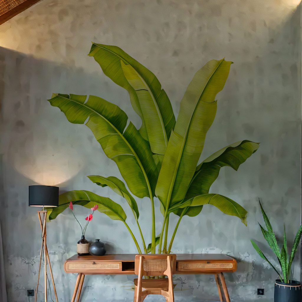 Tropical banana tree - Wall Decal Stickers for Home Decor - BestOfBharat