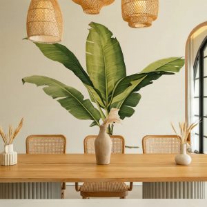 Wavy banana tree - Wall Decal Stickers for Home Decor - BestOfBharat