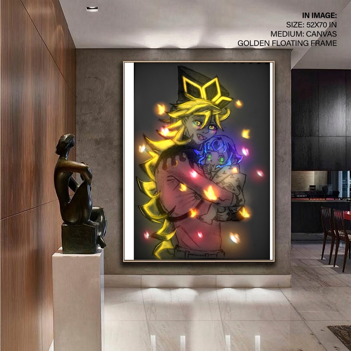 Anime art - Wall Art - 10+ Sizes, 50+ Frames, Museum Quality - BestOfBharat