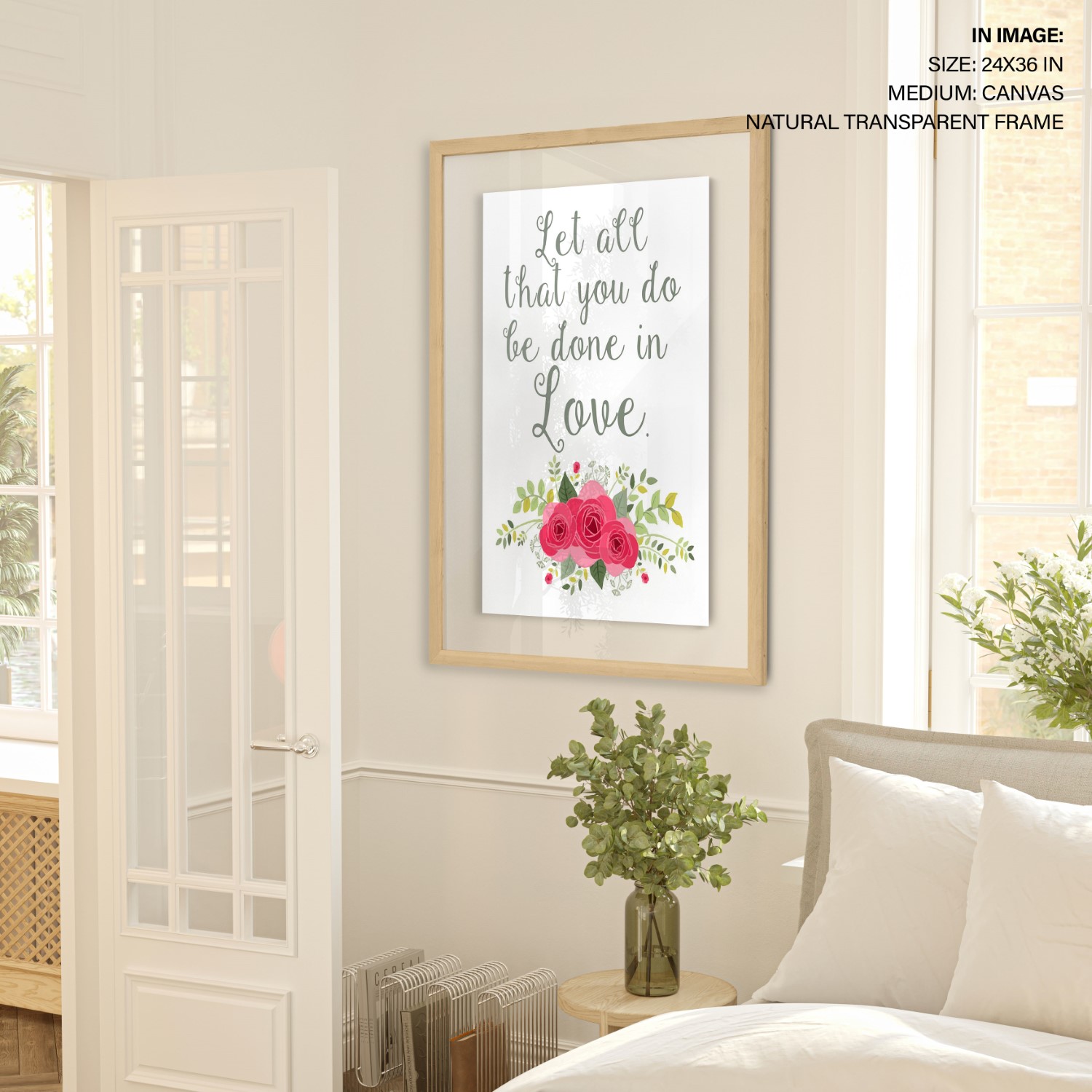 bible verse wall art Framed Art - scripture quote - bible wall art ...