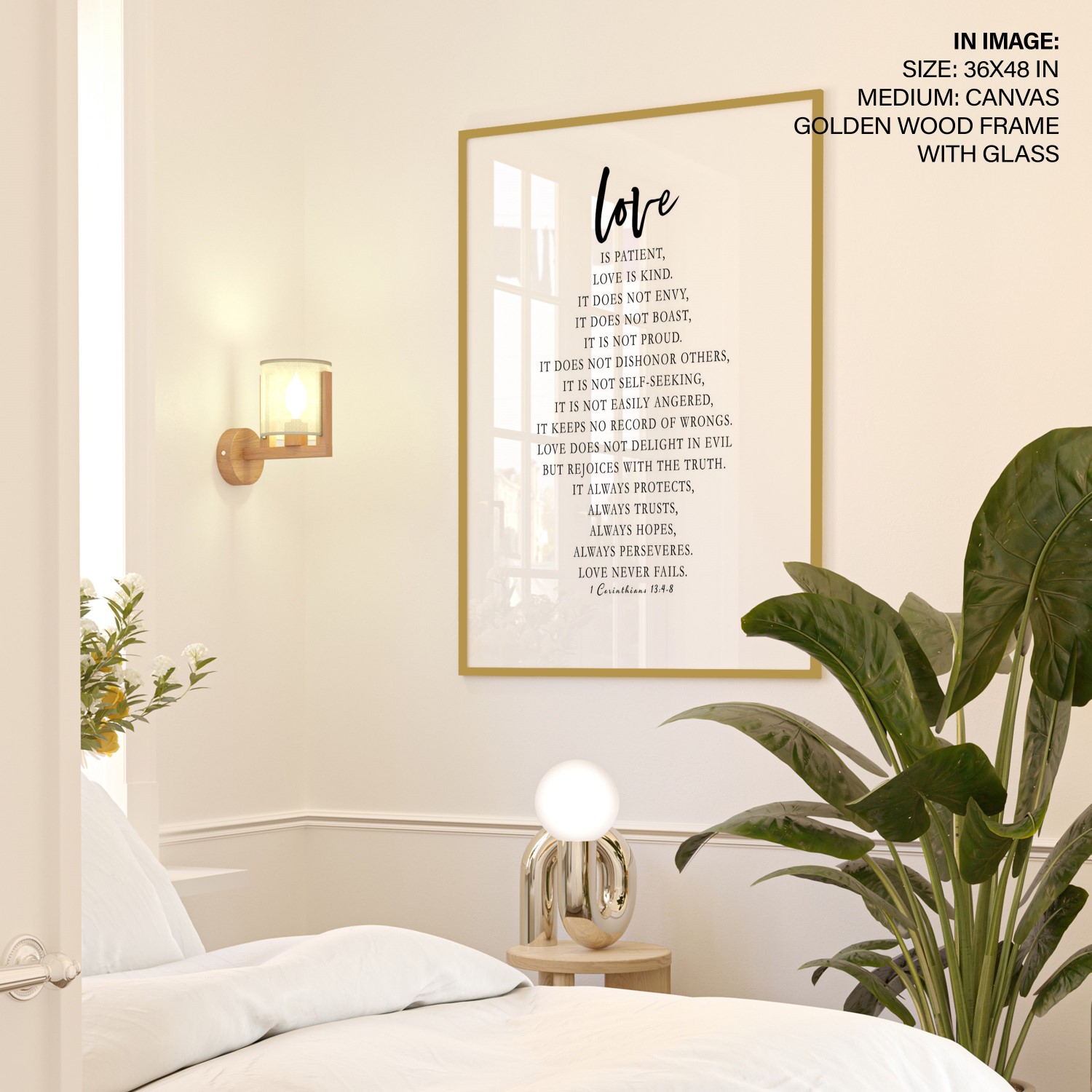 Love is Patient, Love is Kind | 1 Corinthians 13:4 | Scripture Art ...