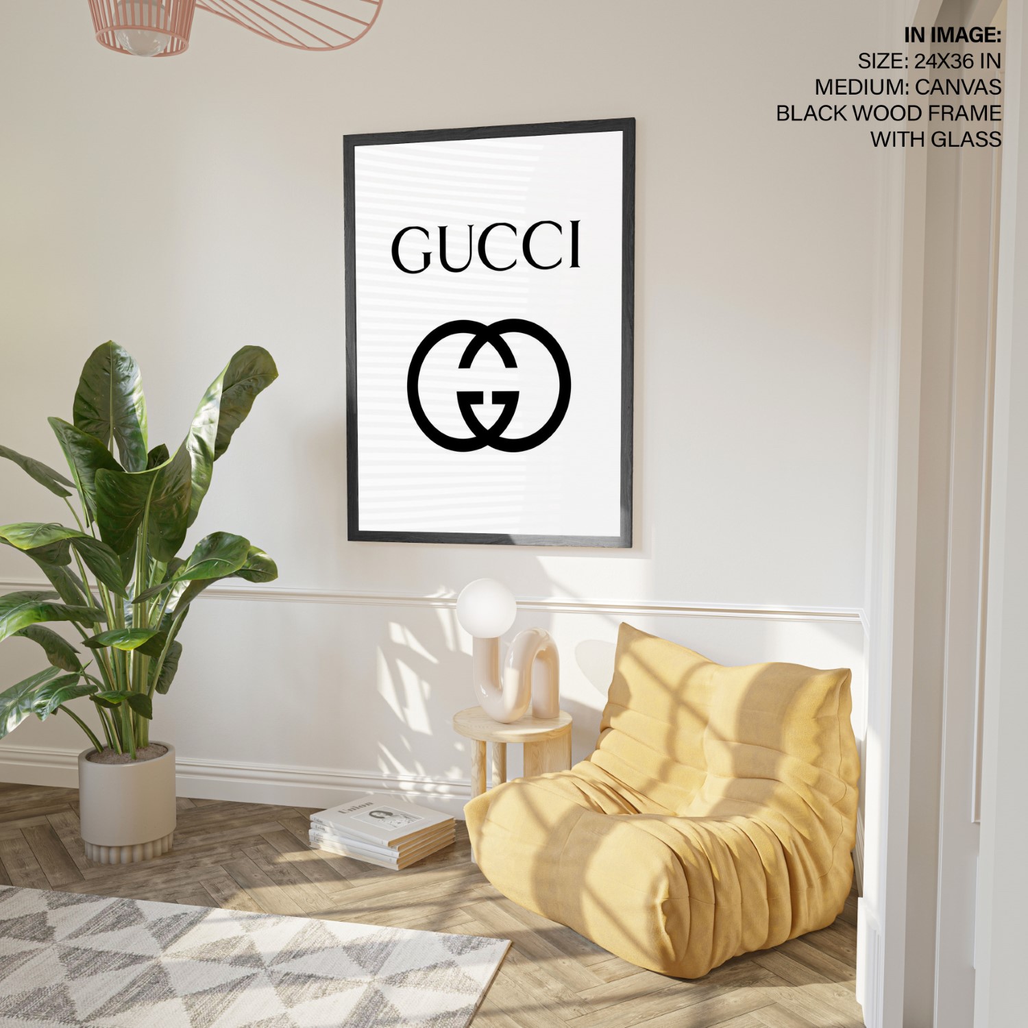 Gucci logo quote - Wall Art, Hanging Wall Decor, Home Decor - BestOfBharat
