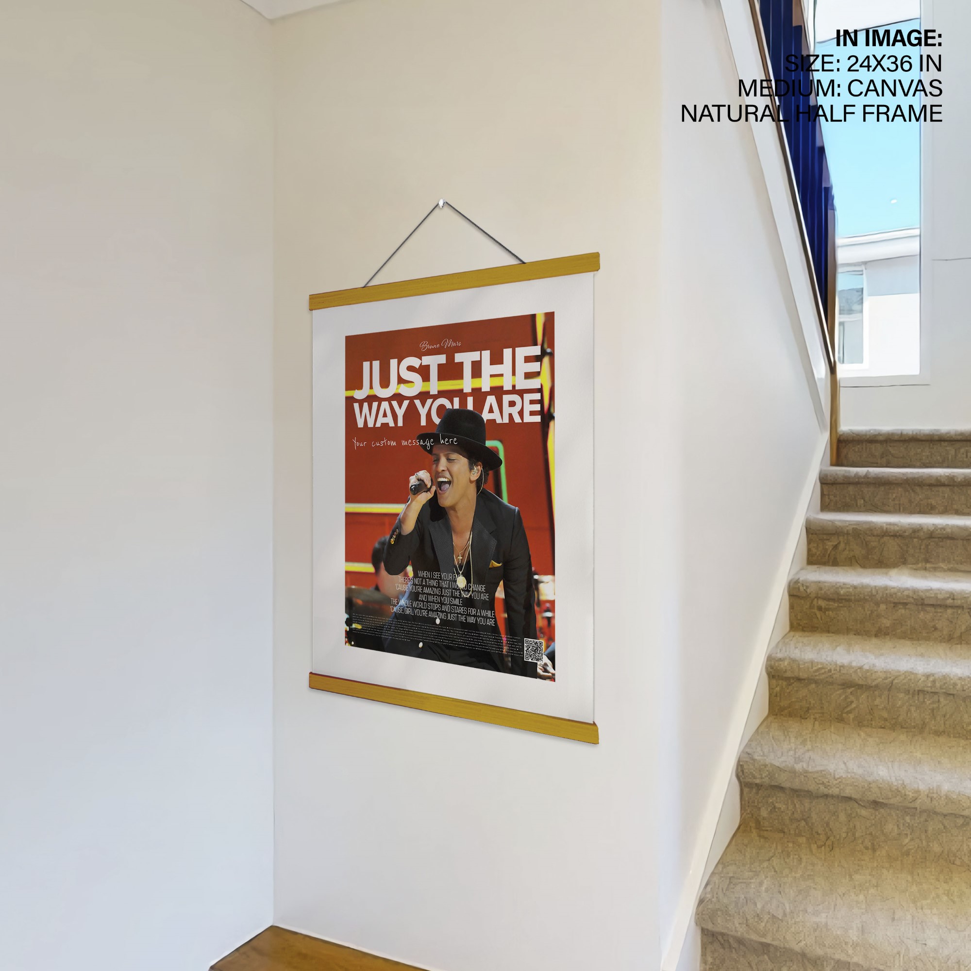 Bruno Mars - Just the way you are (poster) - Wall Art - Choose Size ...