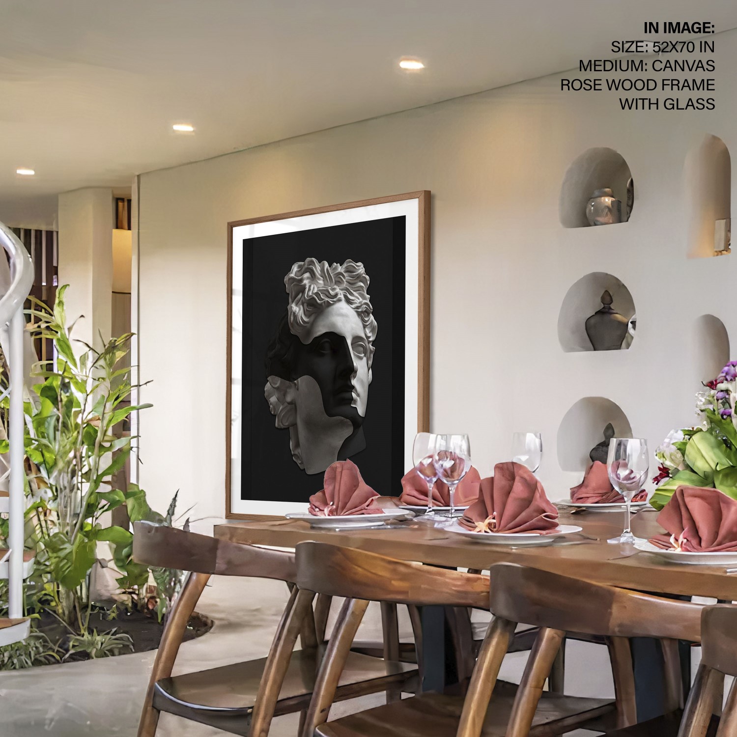 Abstract surreal roman sculpture - Wall Art - 10+ Sizes, 50+ Frames ...