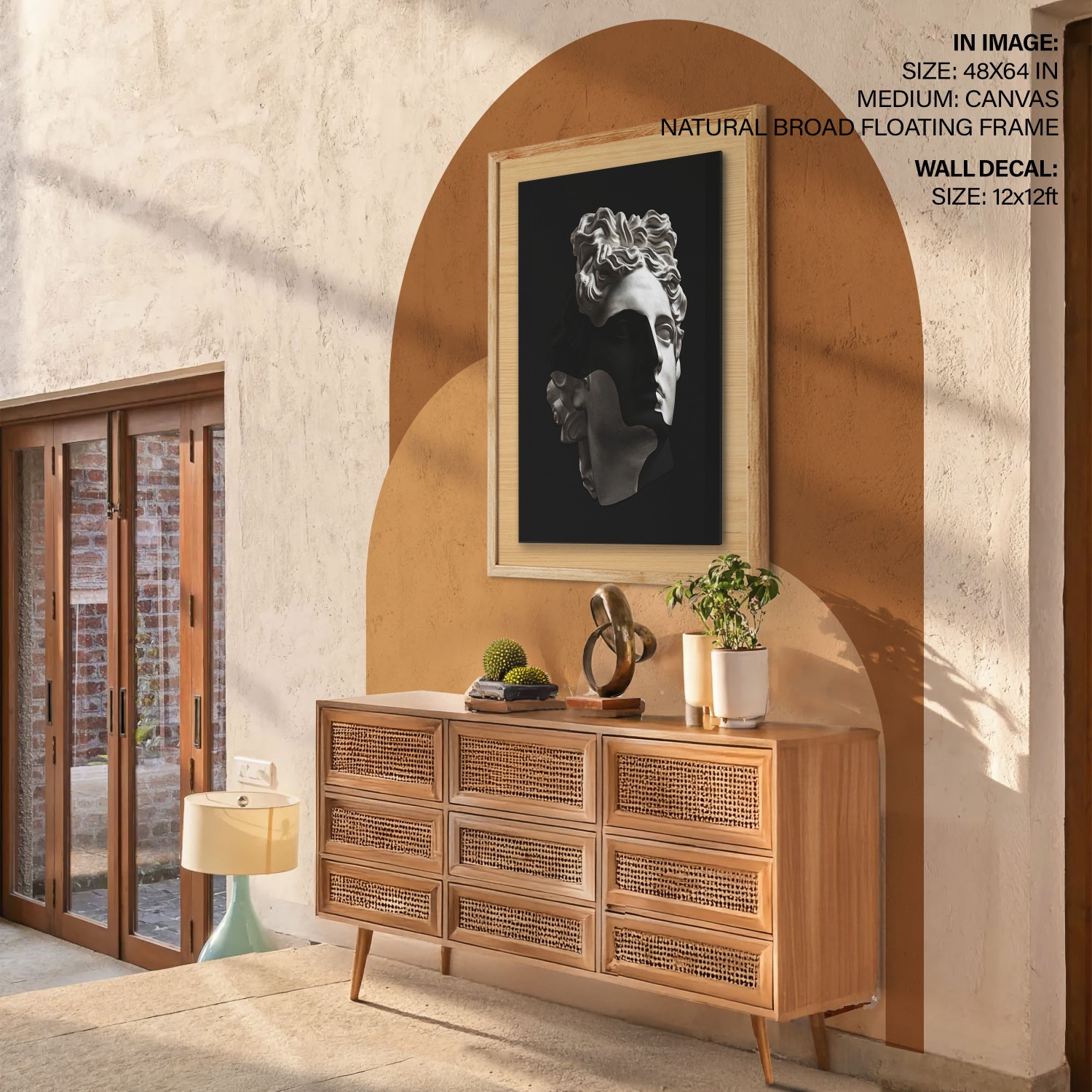 Wall Art | Abstract surreal roman sculpture | Small to XXXL Sizes • 50 ...