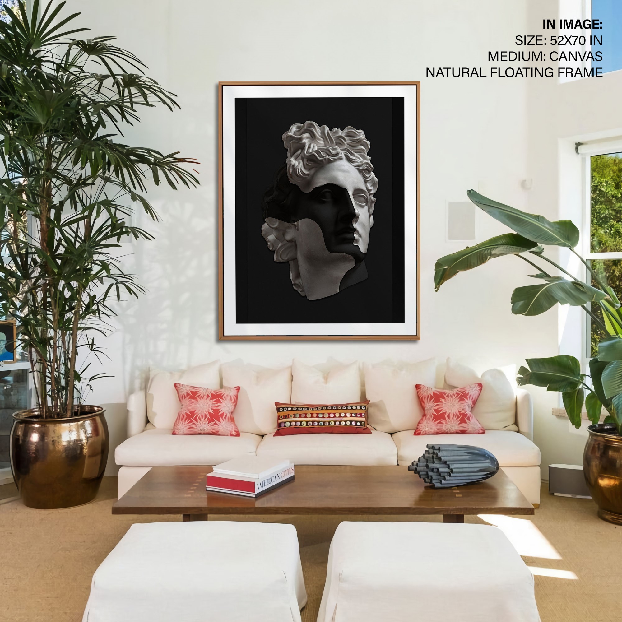 Abstract surreal roman sculpture - Wall Art - 10+ Sizes, 50+ Frames ...