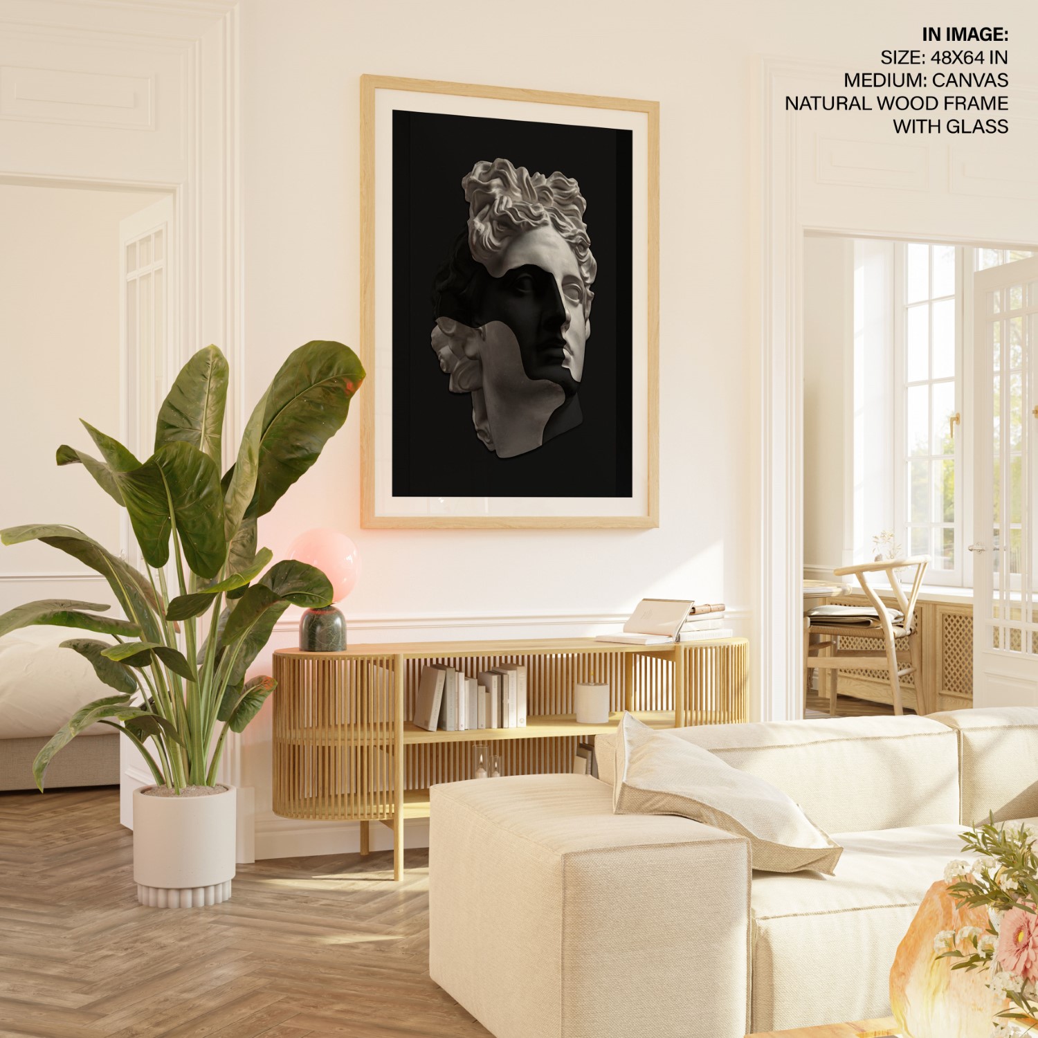 Abstract surreal roman sculpture - Wall Art - 10+ Sizes, 50+ Frames ...