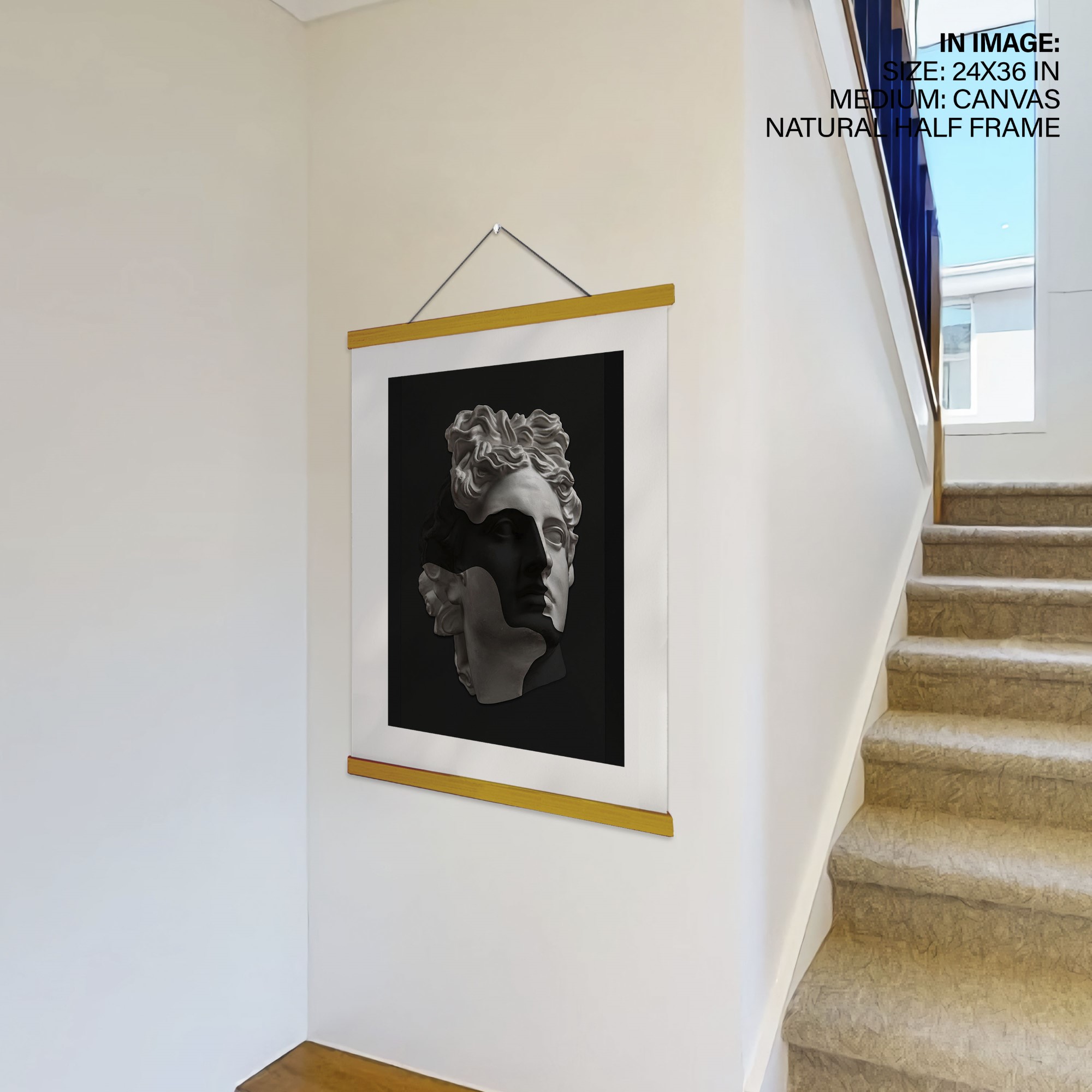 Abstract surreal roman sculpture - Wall Art - 10+ Sizes, 50+ Frames ...