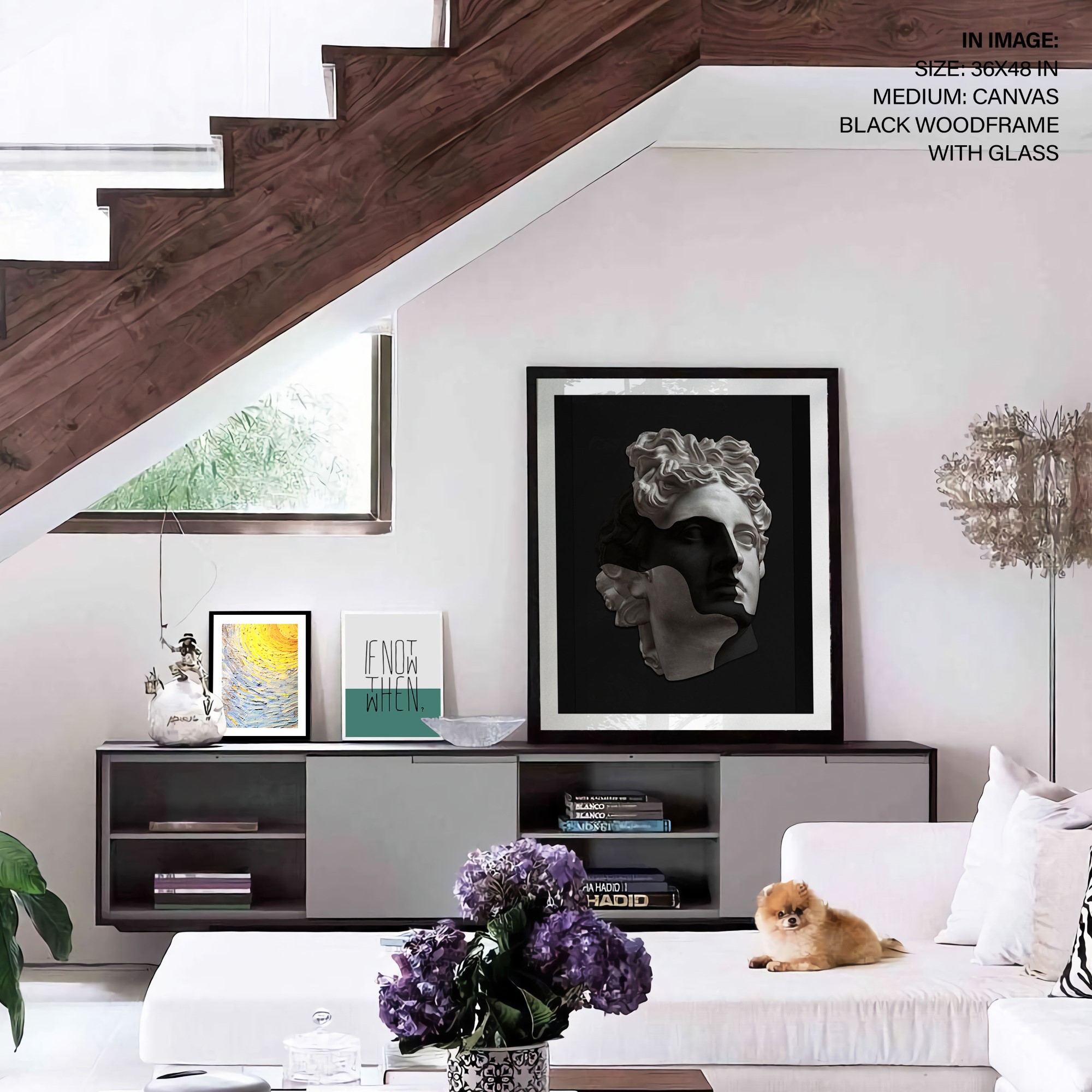 Abstract surreal roman sculpture - Wall Art - 10+ Sizes, 50+ Frames ...