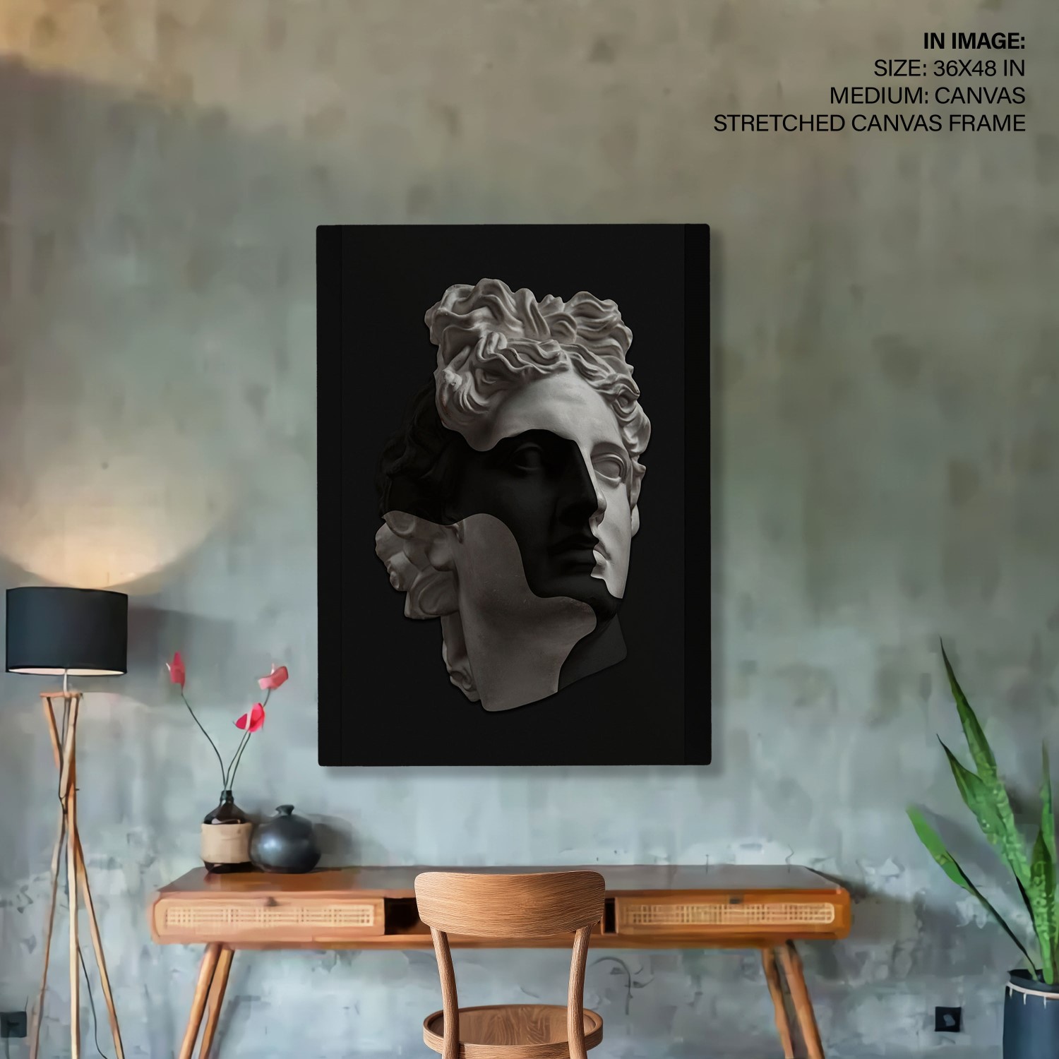 Abstract surreal roman sculpture - Wall Art - 10+ Sizes, 50+ Frames ...