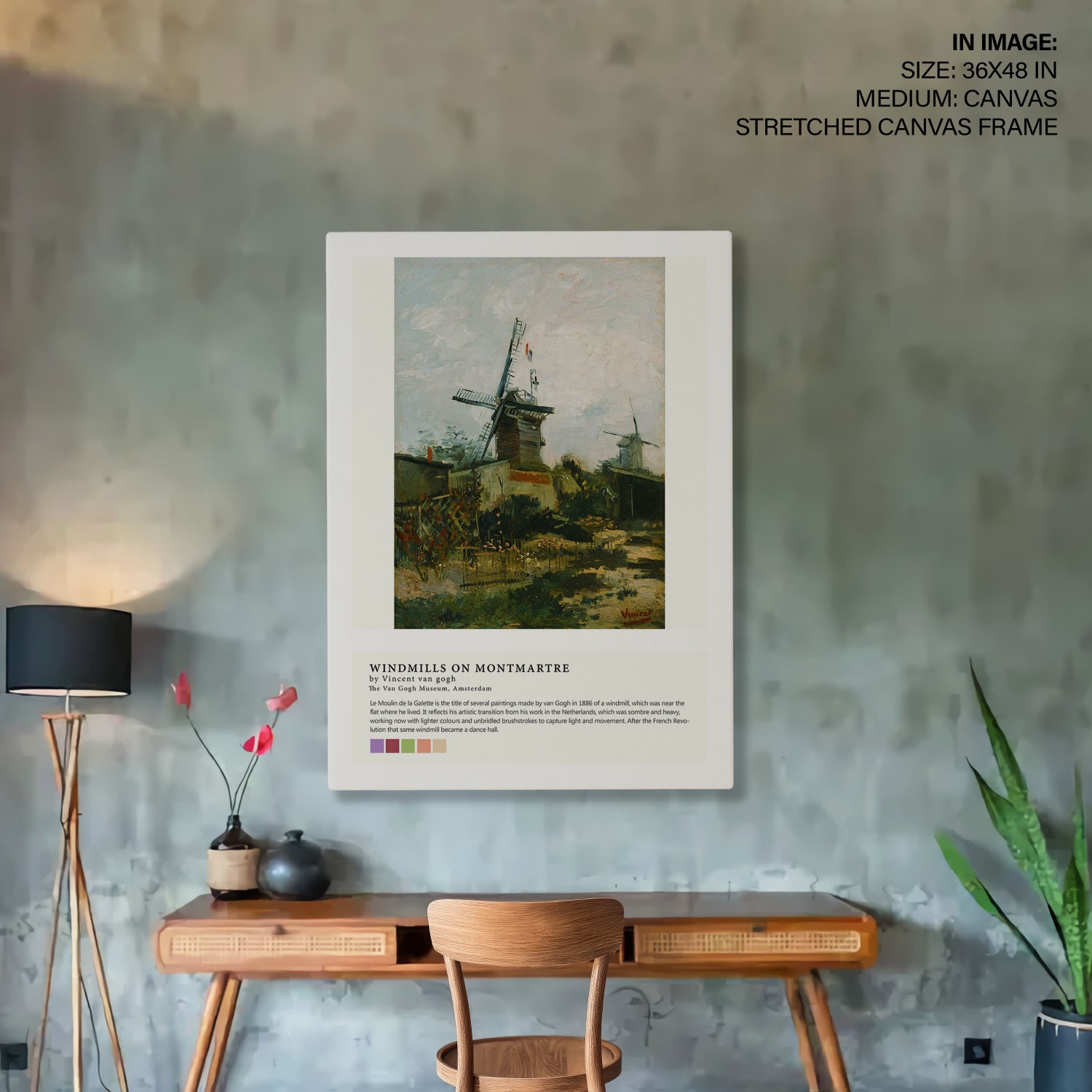 Windmills on Montmartre by Vincent van gogh - BestOfBharat