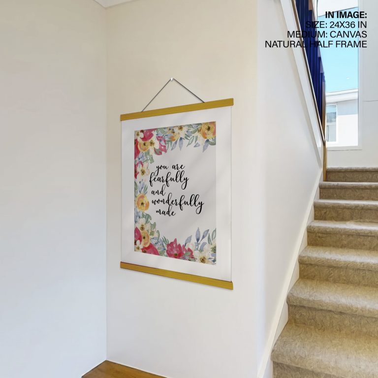 Fearfully and wonderfully made, Christian nursery wall art Wall Decor ...