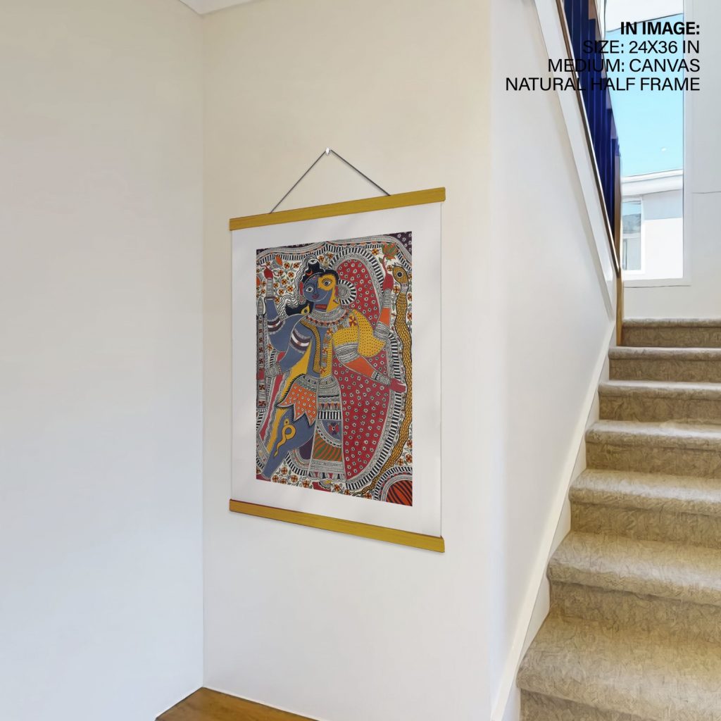 Madhubani painting of bihar painting - fine work - BestOfBharat