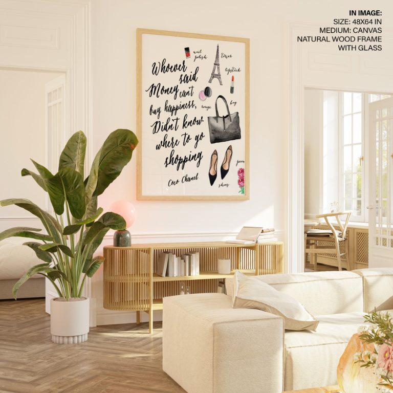 Coco Chanel Quote, Chanel Decor, Inspirational Print, Chanel Poster ...