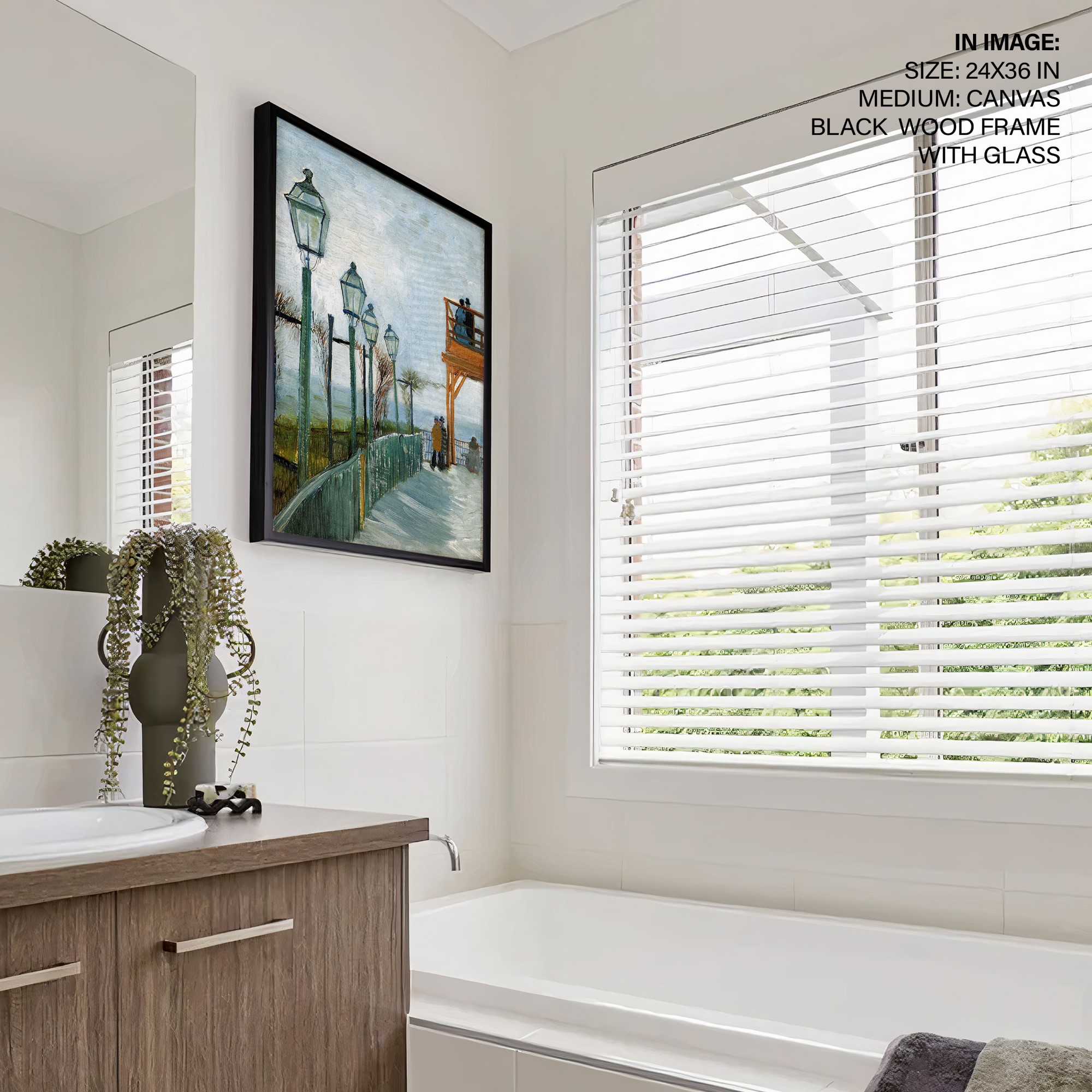 Belvedere Overlooking Montmartre by Vincent van Gogh (1886) - Wall Art ...