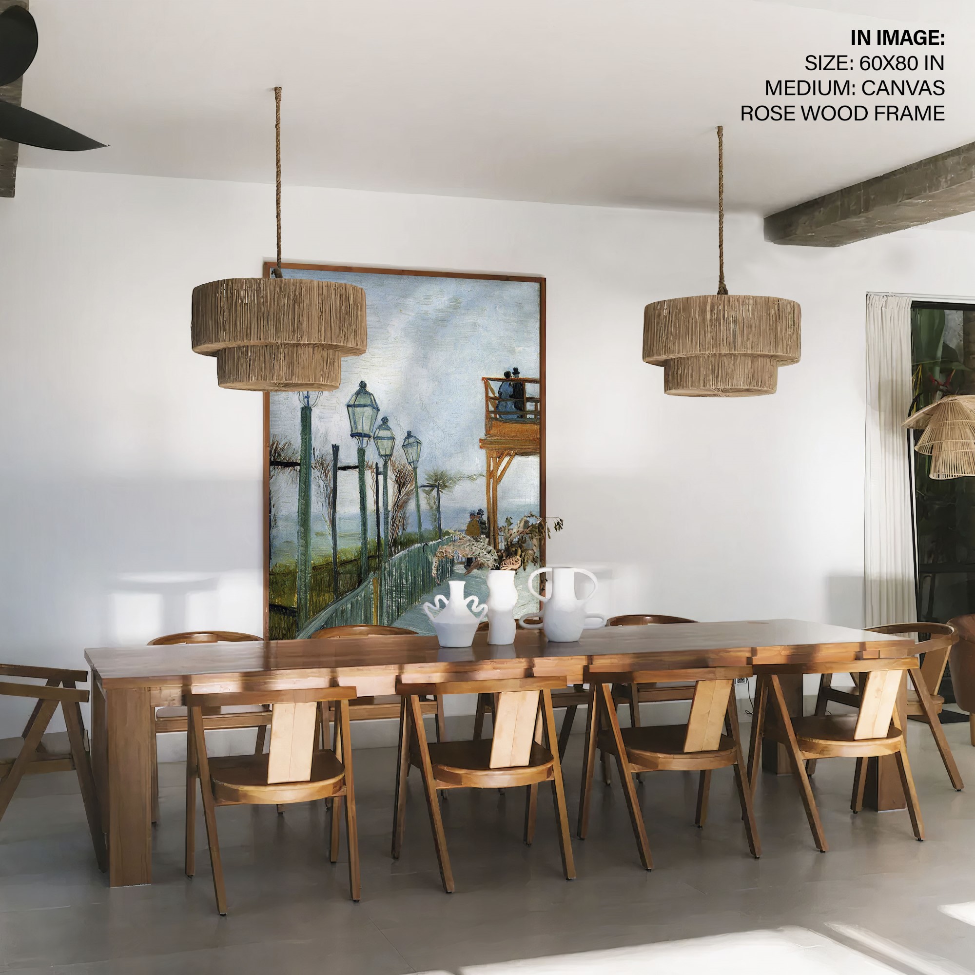 Belvedere Overlooking Montmartre by Vincent van Gogh (1886) - Wall Art ...