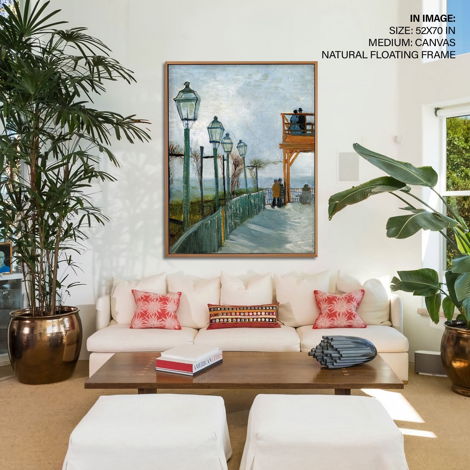 Belvedere Overlooking Montmartre by Vincent van Gogh (1886) - Wall Art ...