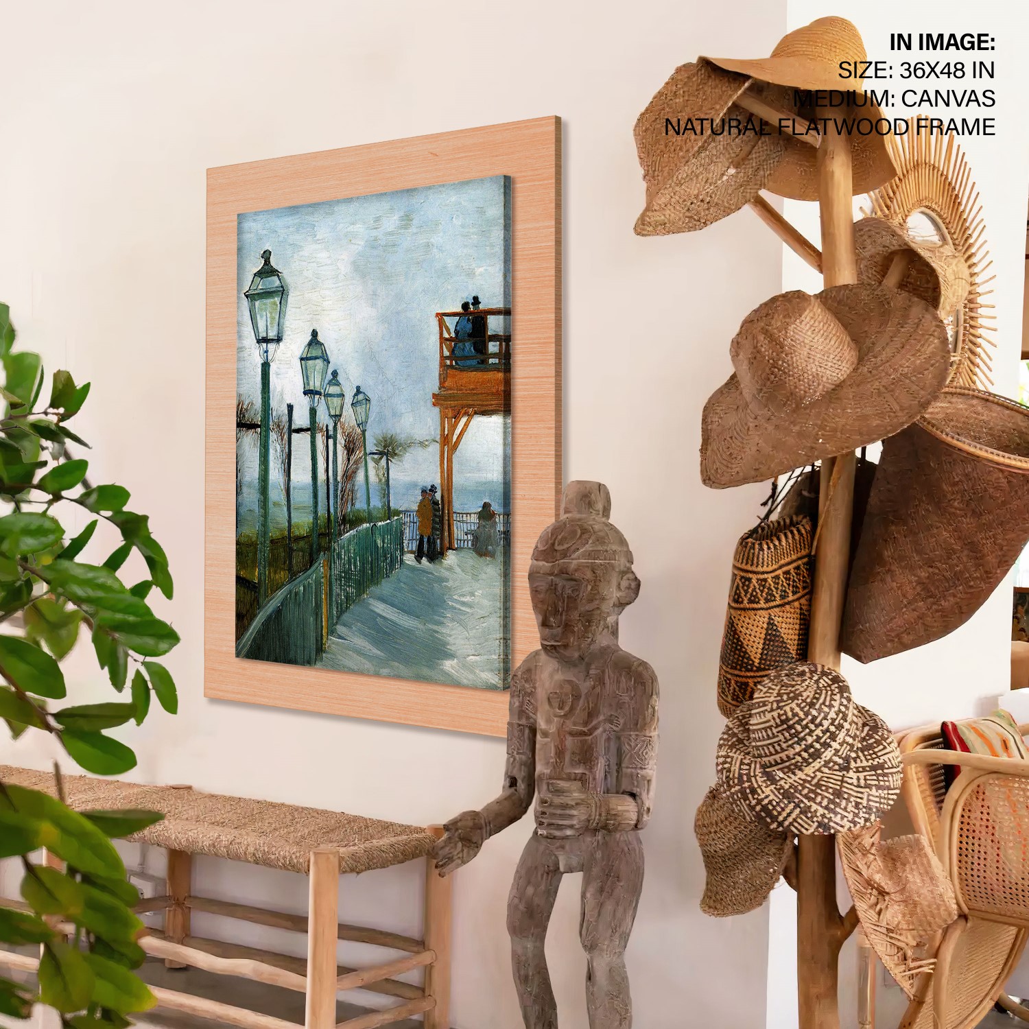 Belvedere Overlooking Montmartre by Vincent van Gogh (1886) - Wall Art ...