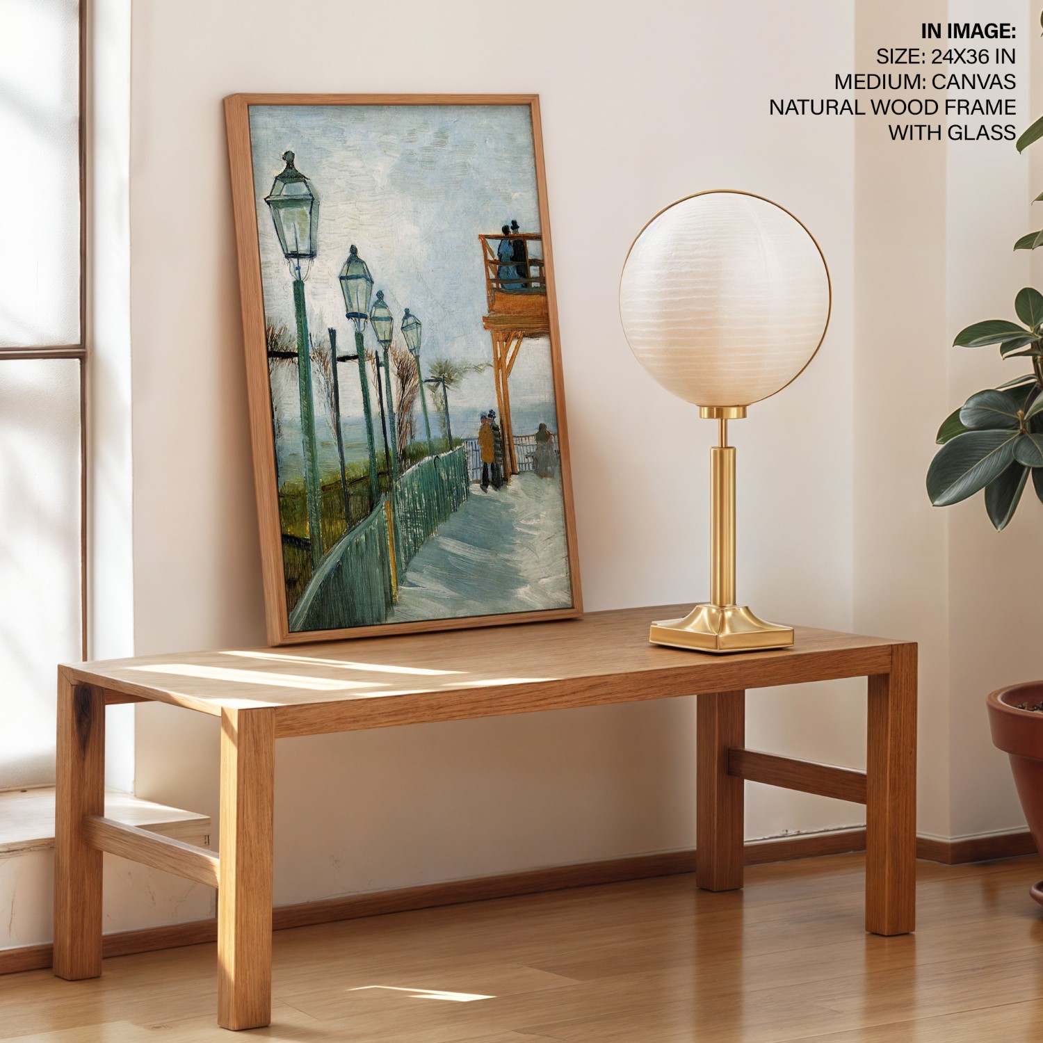 Belvedere Overlooking Montmartre by Vincent van Gogh (1886) - Wall Art ...