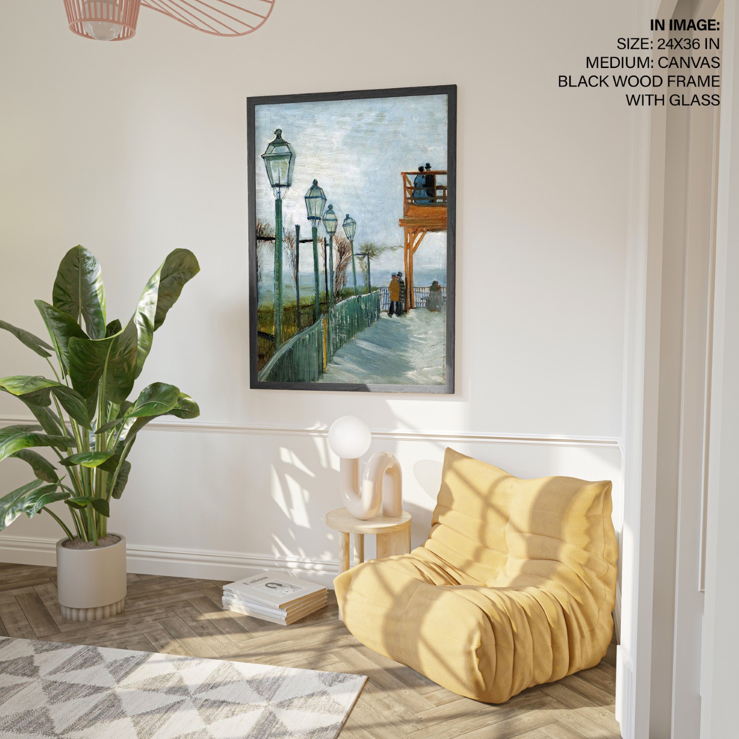 Belvedere Overlooking Montmartre by Vincent van Gogh (1886) - Wall Art ...