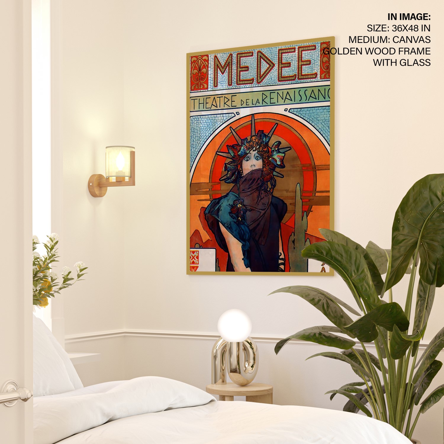 Sarah Bernhardt as Medea by Alphonse Mucha (1898) - Wall Art - 10 ...