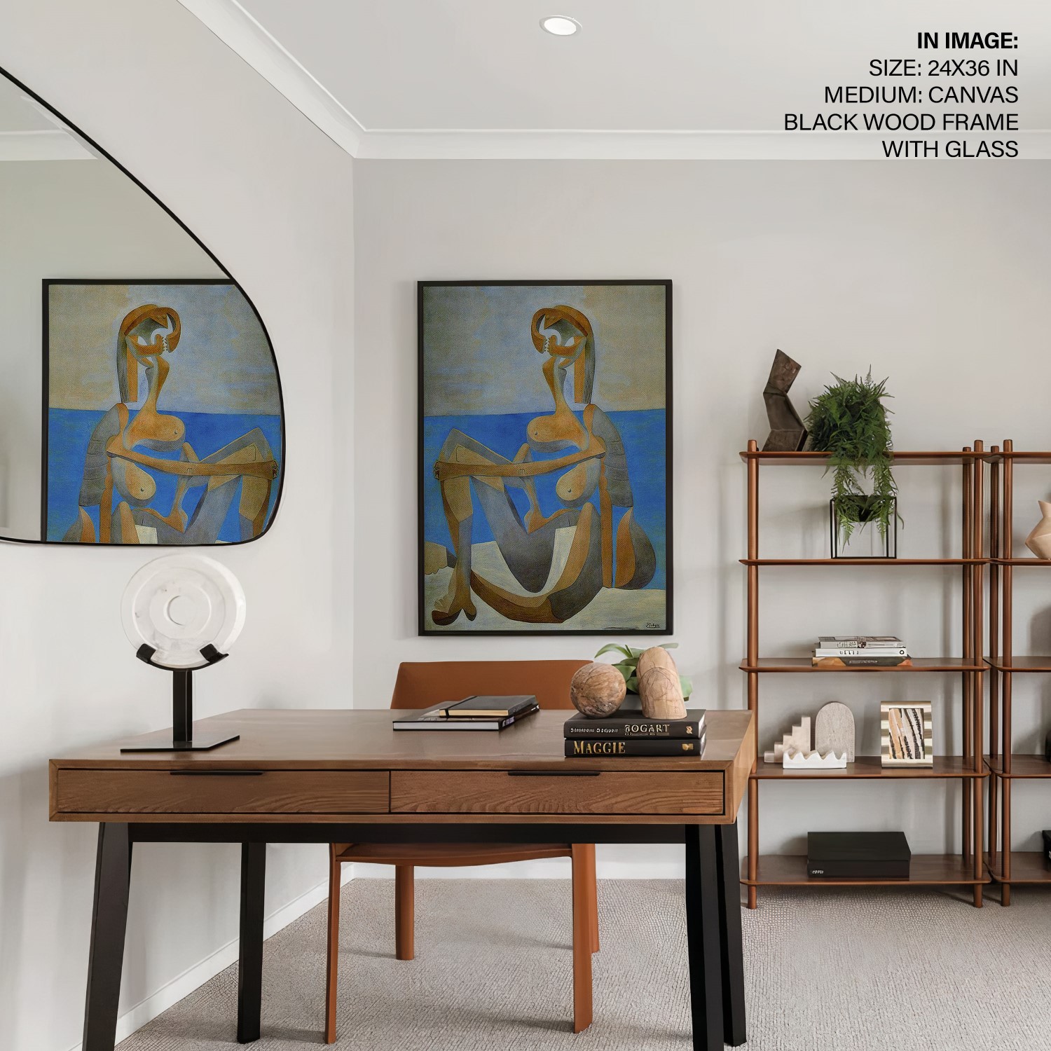 Seated bather on the beach by Pablo Picasso (1929) - Wall Art - 10+ Sizes, 50+ Frames, Museum ...