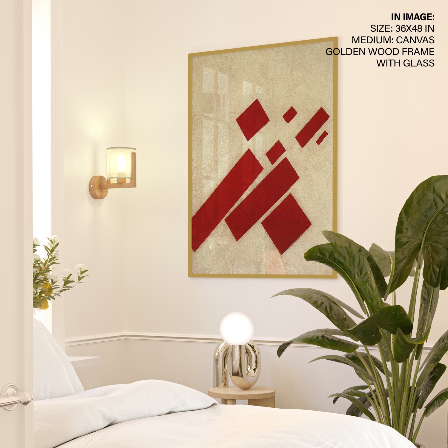 Suprematism With Eight Red Rectangles by Kazimir Malevich (1915) - Wall ...