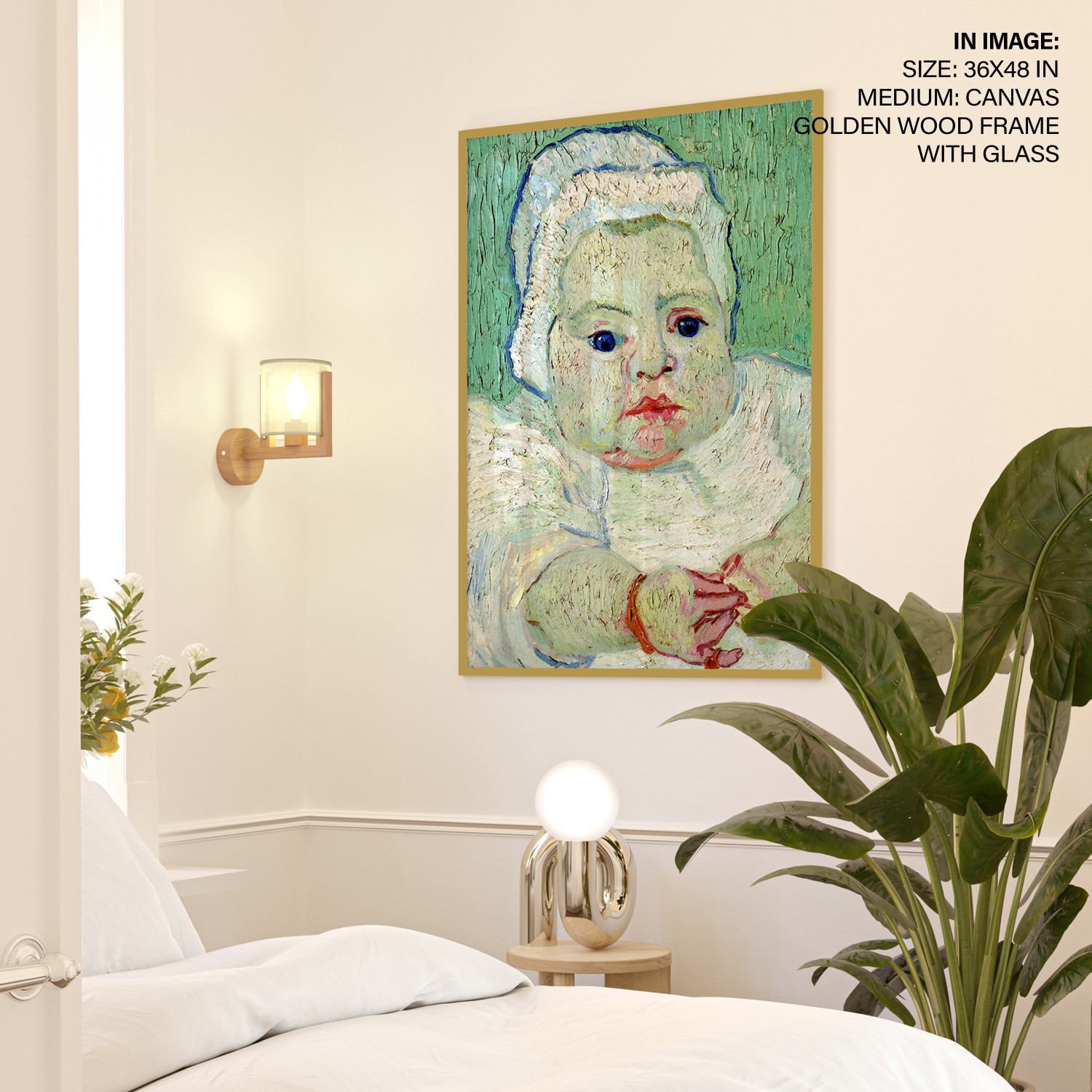 The Baby Marcelle Roulin by Vincent van Gogh (1888) - Wall Art - 10 ...