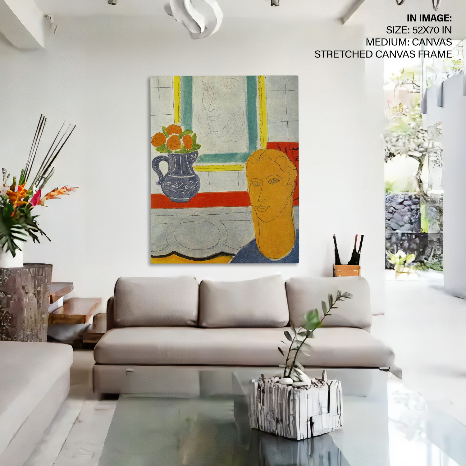 The Ochre Head by Henri Matisse (1937) - Wall Art - 10+ Sizes, 50 ...