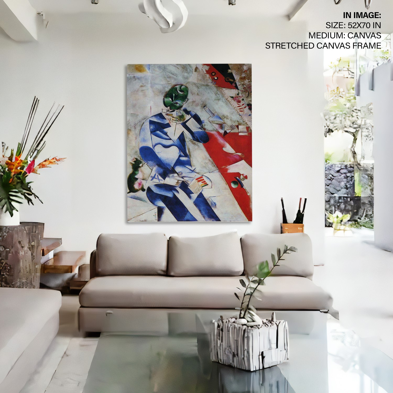 The Poet, or Half Past Three by Marc Chagall (1911-1912) - Wall Art ...