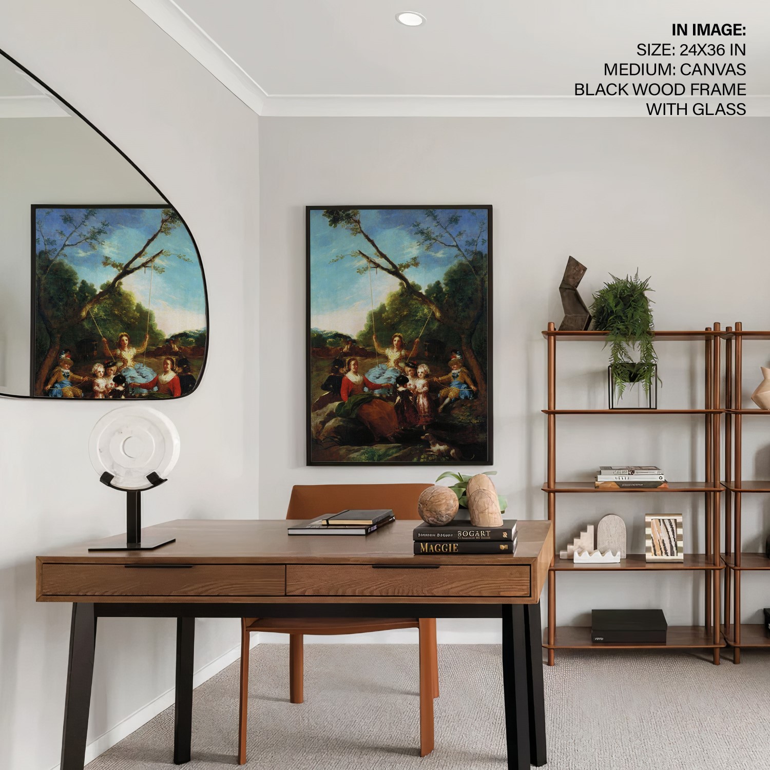 The Swing by Francisco Goya (1779) - Wall Art - 10+ Sizes, 50+ Frames ...