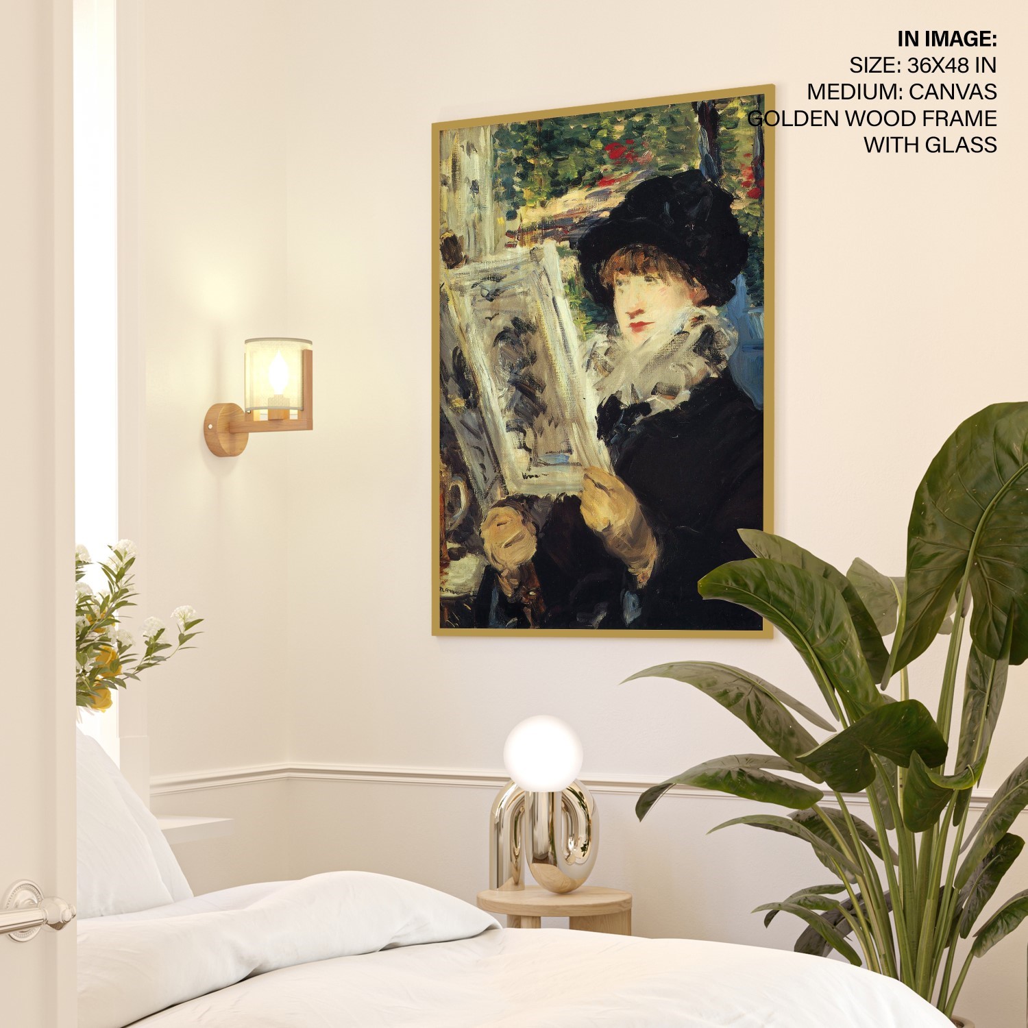 Framed Art | Woman Reading by Edouard Manet (1879) | 50+ Frame Styles ...