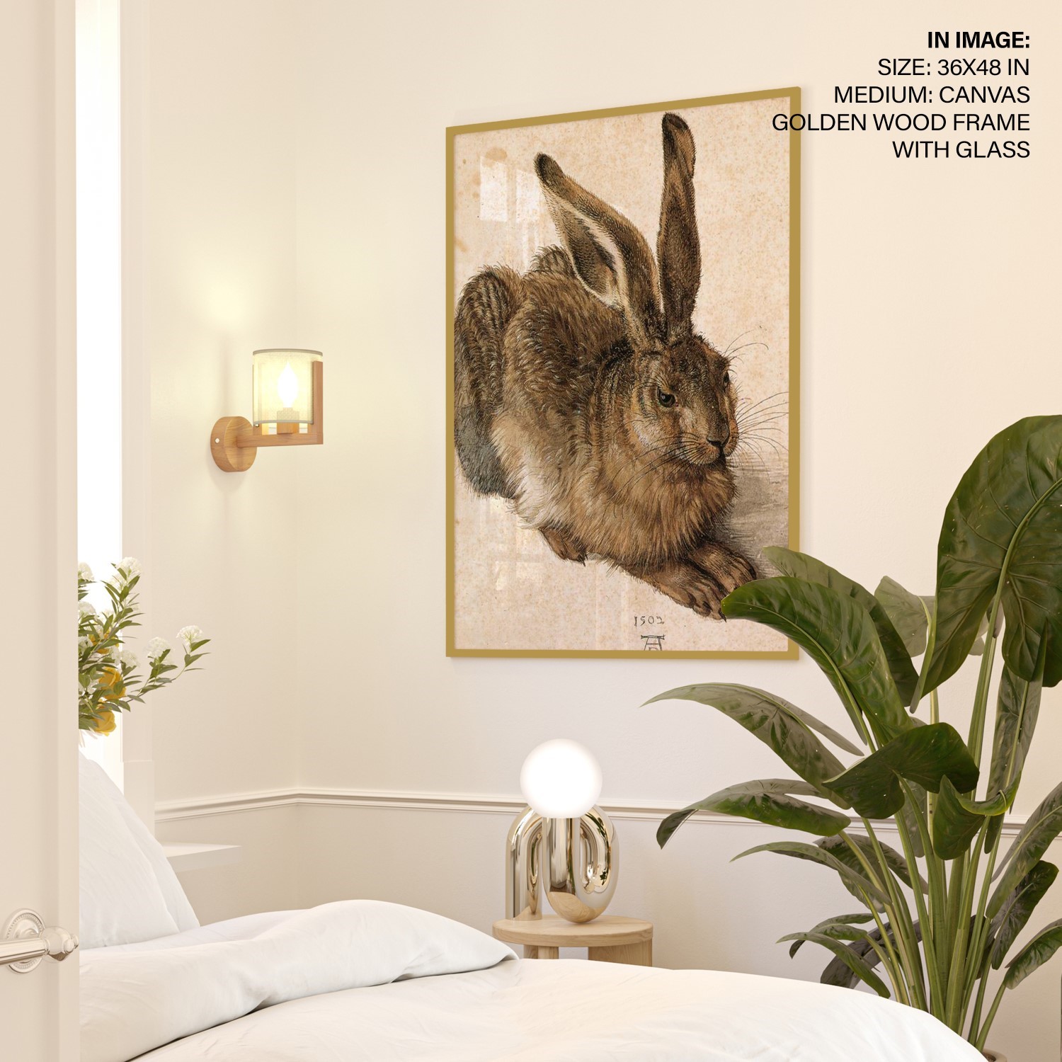 Wall Art | Young Hare by Albrecht Durer (1502) | Small to XXXL Sizes ...