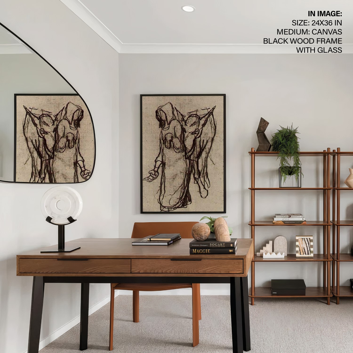 Woman with a Donkey by Vincent van Gogh (1890) - Wall Art - 10+ Sizes ...